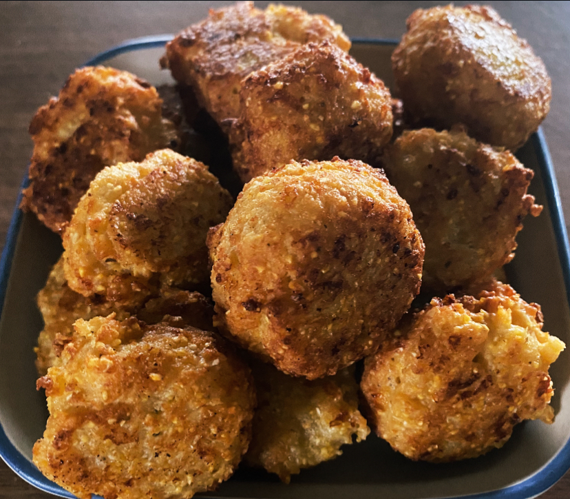 Cornmeal Cheese Balls – Aprile's Kitchen