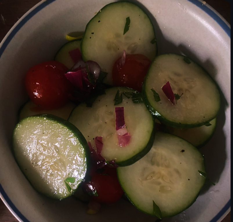 Chilled Cucumber Salad – Aprile's Kitchen