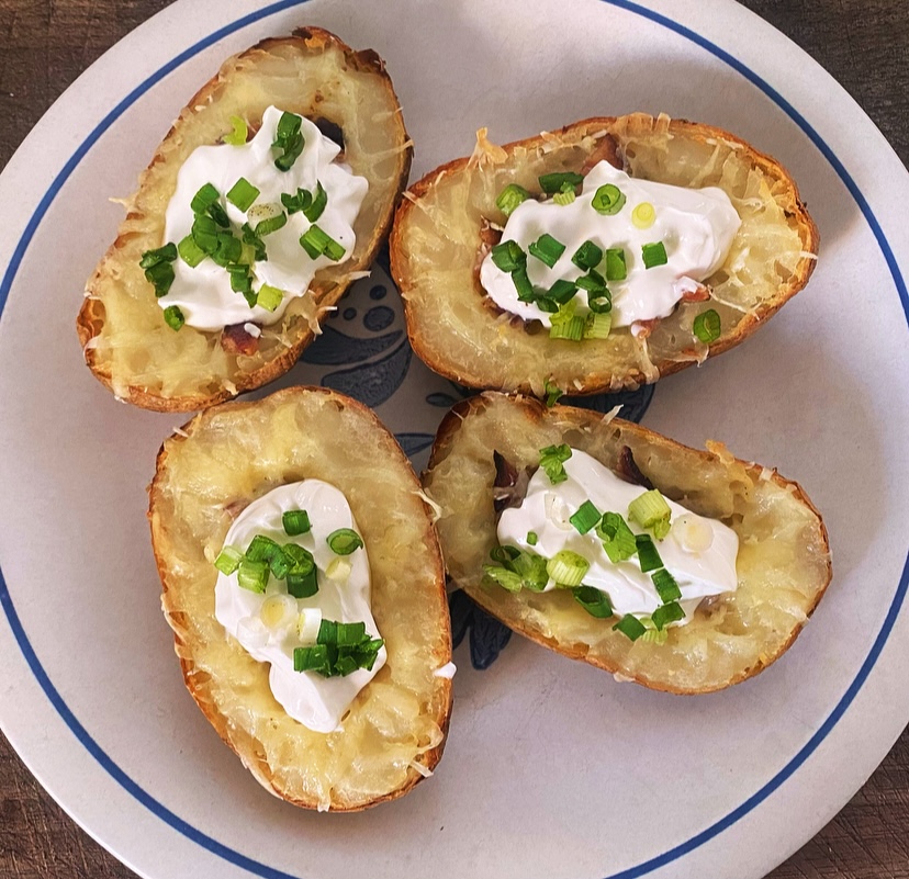 Baked Potato Skins – Aprile's Kitchen